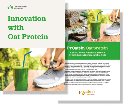PrOatein Oat protein a plant-based protein extract | Lantmännen ...